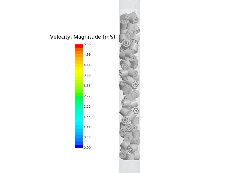 CFD-DEM applied to Catalyst-Particles in Packed Bed Reactors or Columns ...